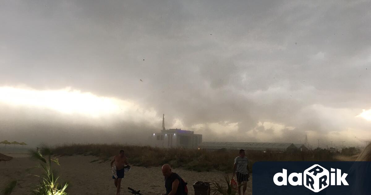 Бурята в Бургас - страшн | Darik.bg
