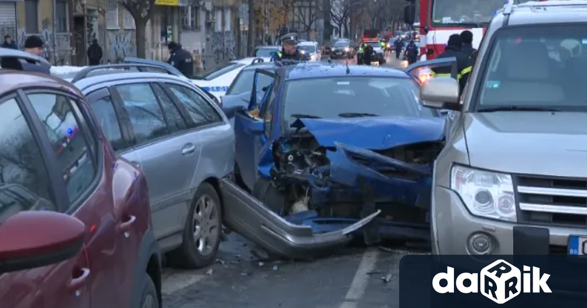 Шофьорът, причинил верижната катастрофа в София, получил епилептичен ...
