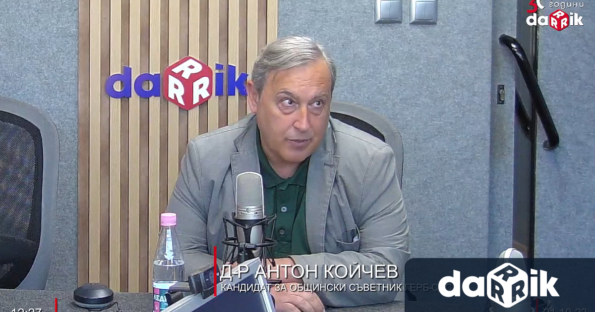 Д-р Антон Койчев в „Стълбището“ на Дарик