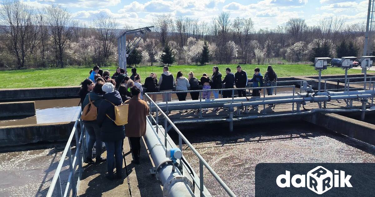 Ученици се запознаха със съоръженията и начина на работа в ПСОВ – Ловеч | Darik.bg