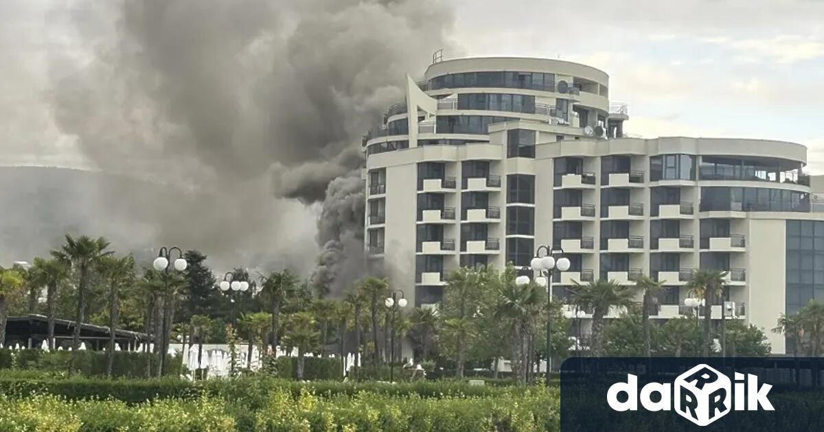 Пожарът в хотел в Слънчев бряг взе жертва, двама са скочили от ...